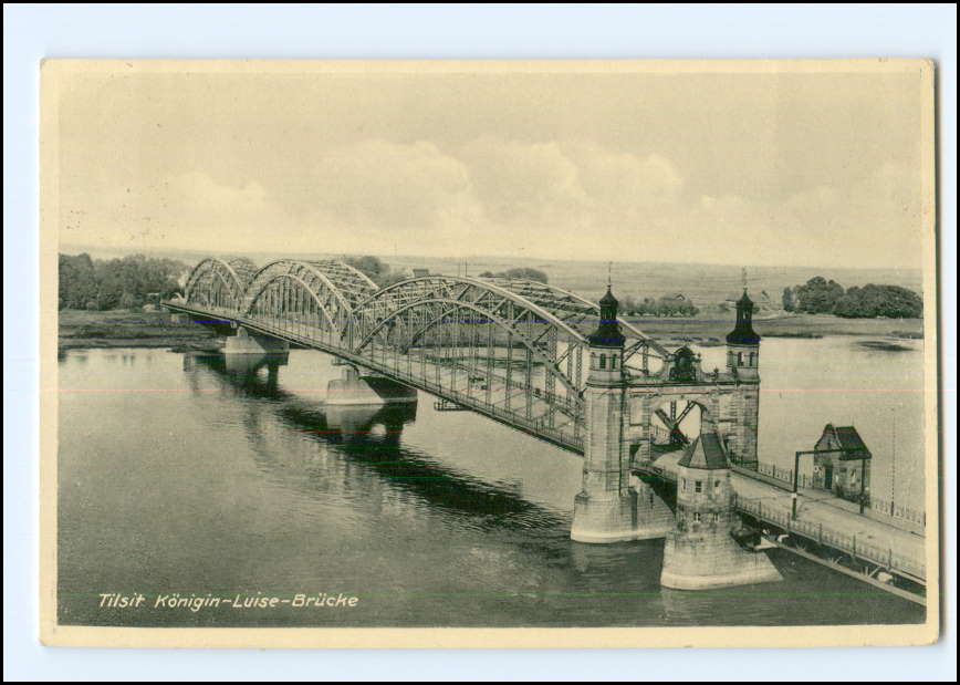 Y12608/ Tilsit Königin-Luise-Brücke Ostpreußen 1936 AK · Martin ...