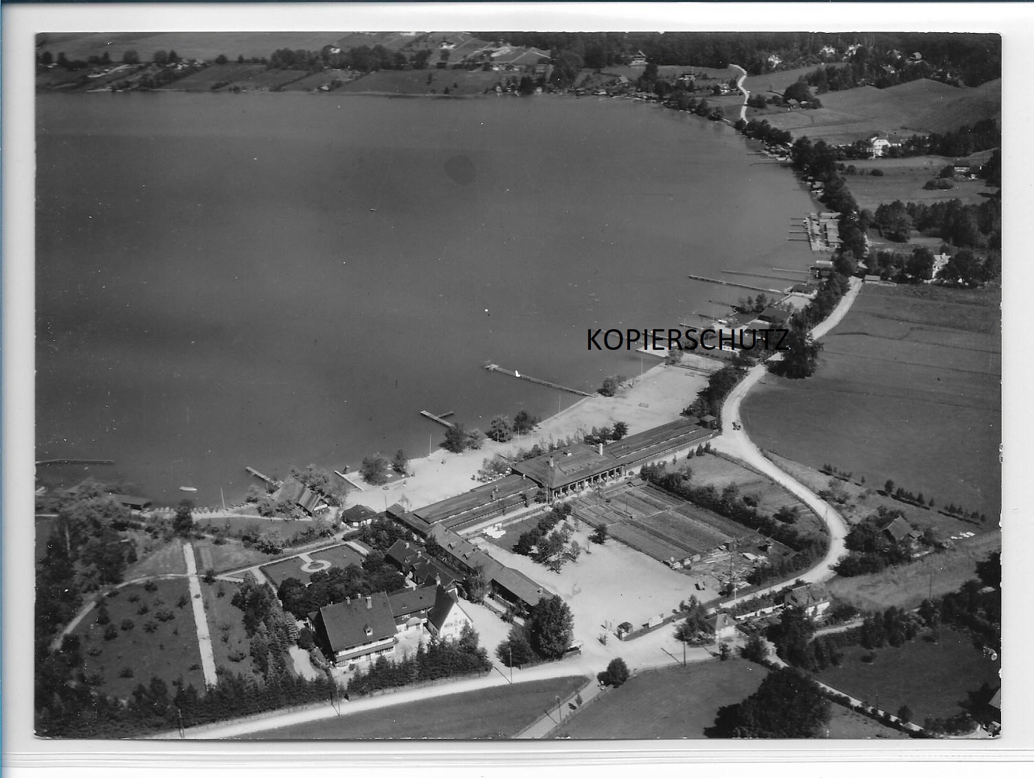 ZZ-0495/ Steinebach am Wörthsee seltenes Foto Luftbild 1938 18 x 13 cm ...