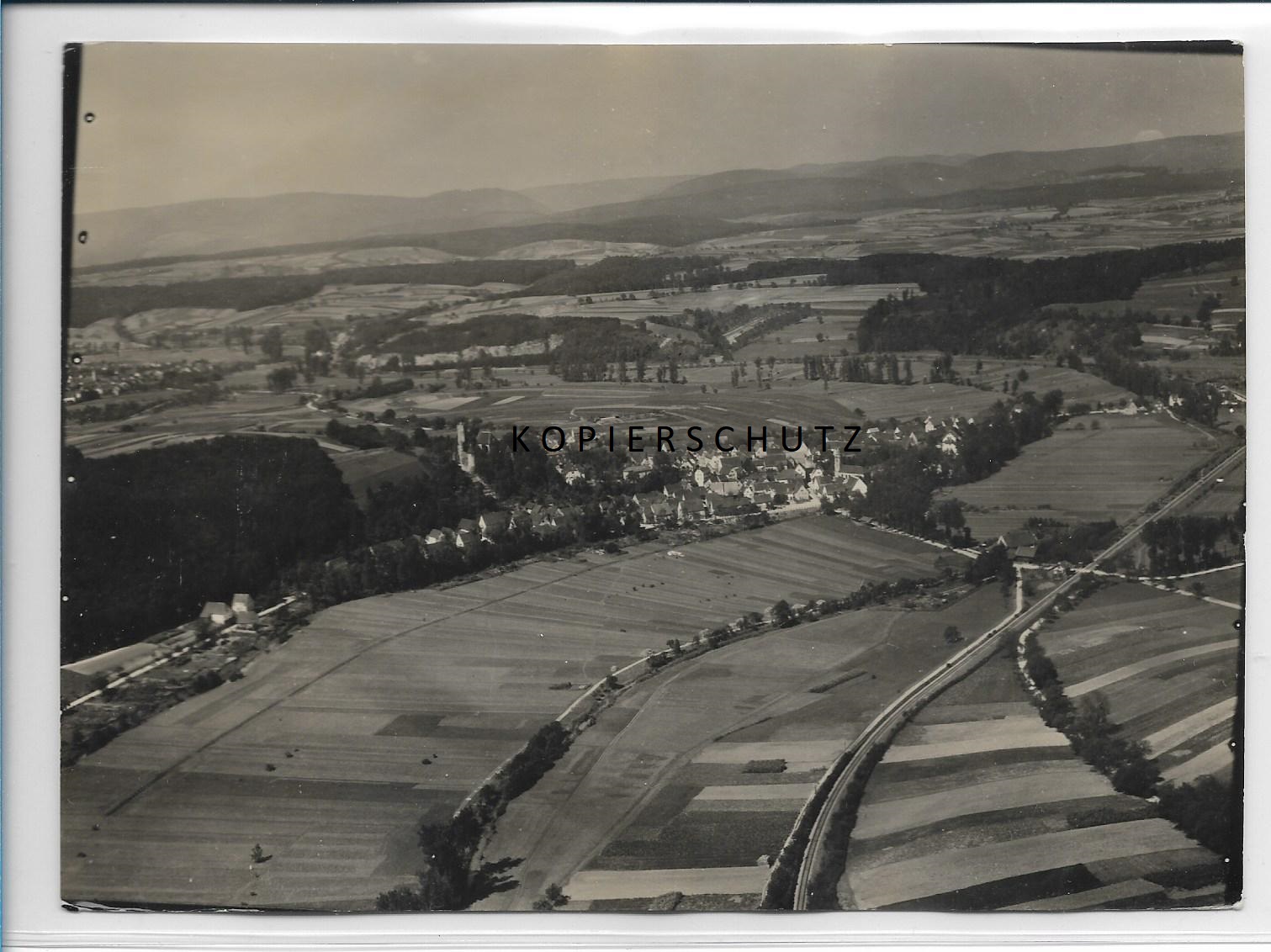 ZZ-6642/ Neidenstein seltenes Foto Luftbild 18 x 13 cm ca. 1935 ...