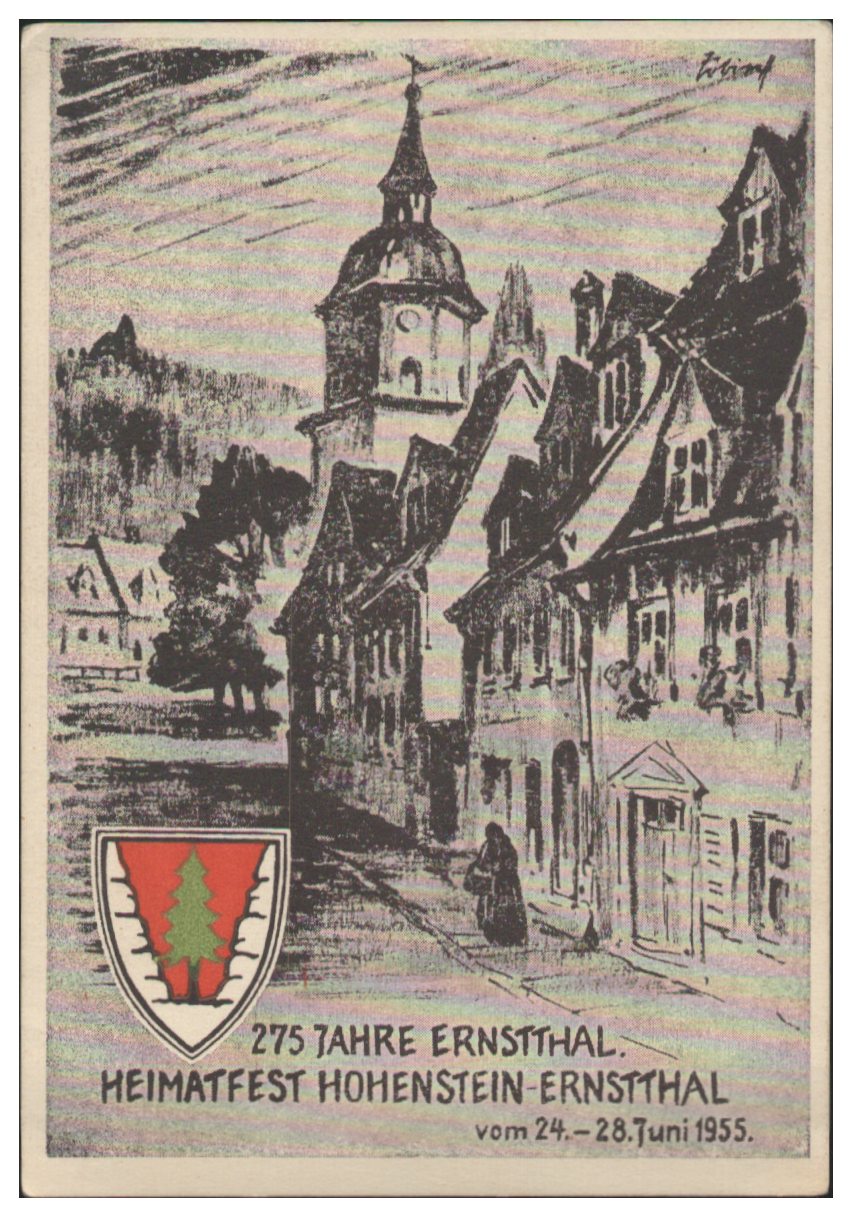 S8521/ 275 Jahre Ernstthal Heimatfest Hohenstein-Ernstthal 1955 AK ...
