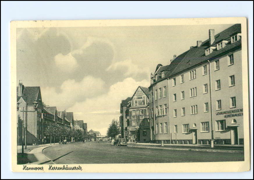 V2925/ Hannover Herrenhäuserstr. AK 1952 · Martin Bernhard ...